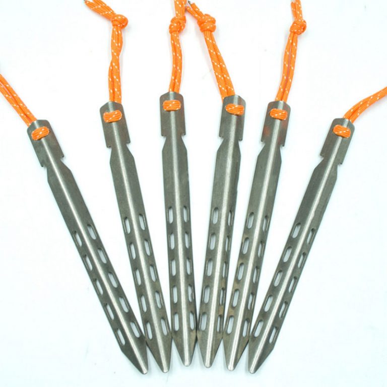 Titanium Tent Pegs Camping V Tent Stakes - Bosetitanium