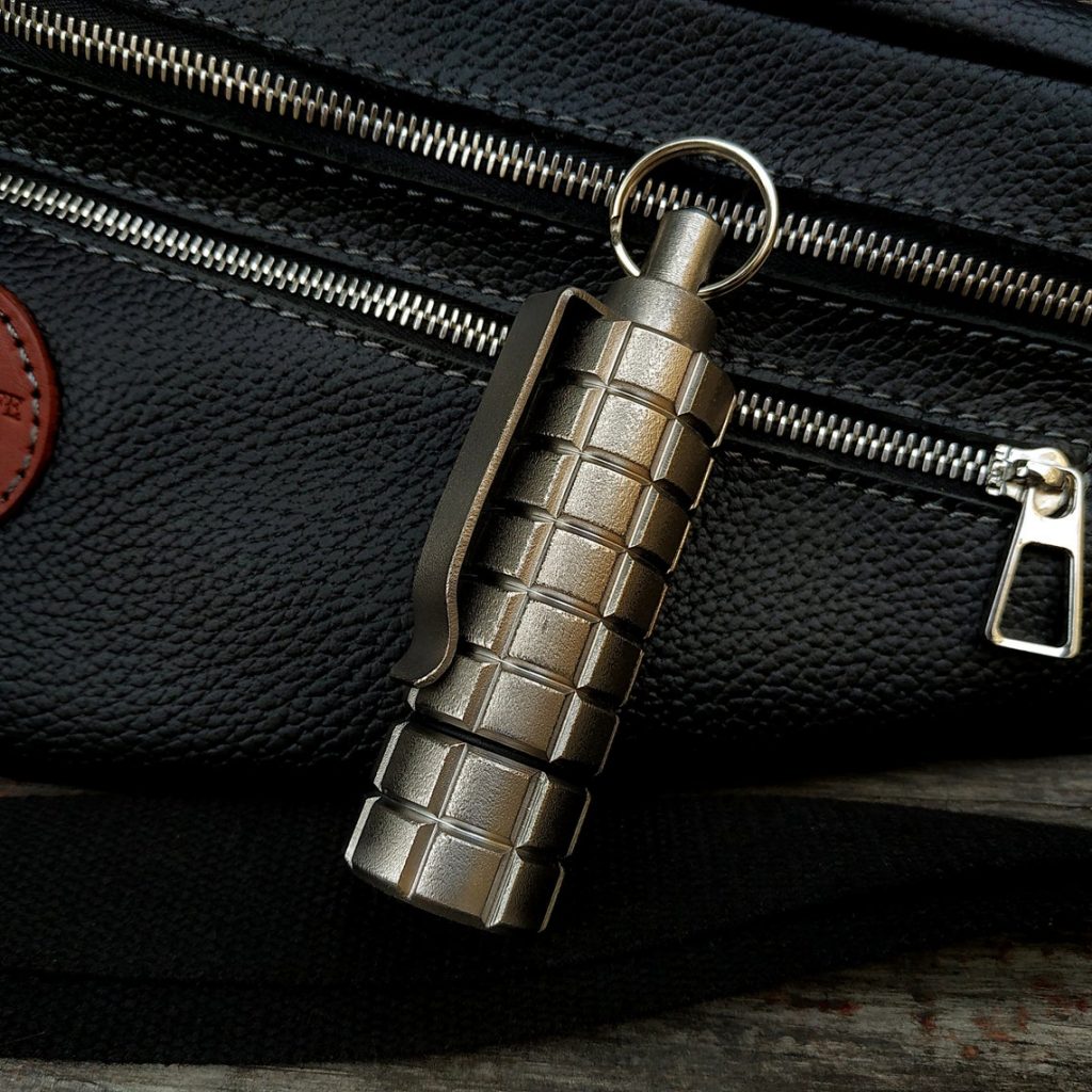 Titanium Huge Stylish Waterproof Capsule Grenades Shape - Bosetitanium