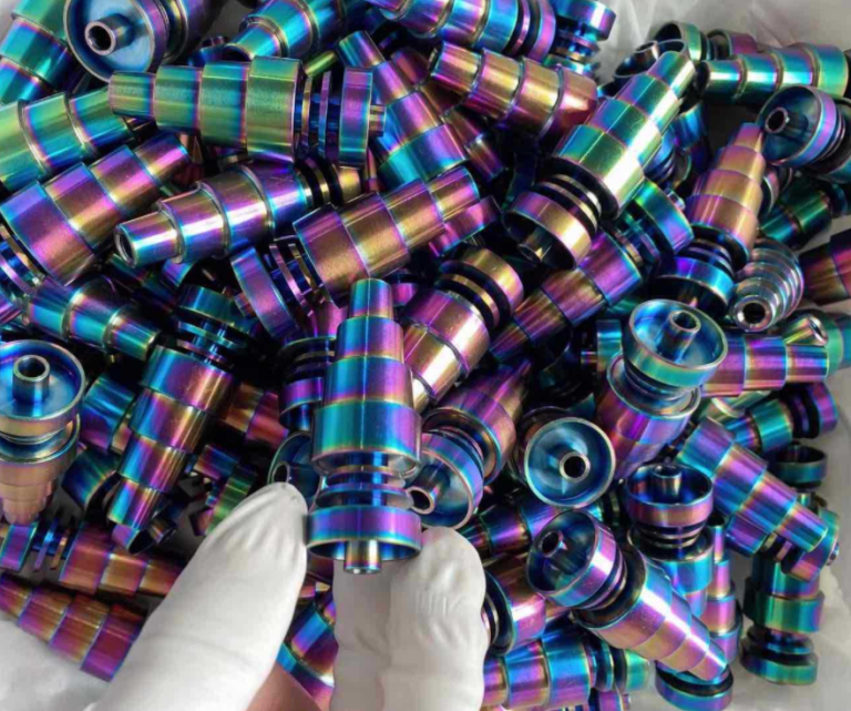 6-in-1 Universal Anodized Titanium Domeless Nail - Bosetitanium