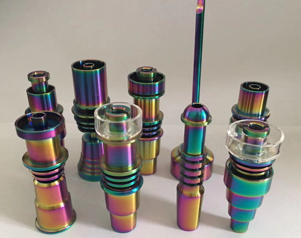 6-in-1 Universal Anodized Titanium Domeless Nail - Bosetitanium